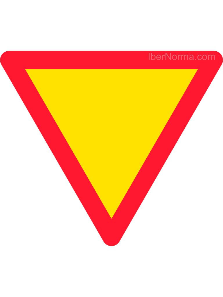 Señal TR-1 Ceda el paso o Peligro - Acero termolacado - NMZ (Normaluz)